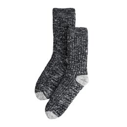 next Socken Herren Größe 43/45 grau / schwarz