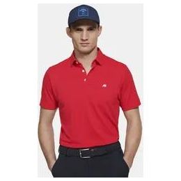 T-Shirt MEYER "Rory", Herren, Gr. 3XL, rot, 90% Polyamid, 10% Elasthan, unifarben, regular fit, V-Ausschnitt, gerader Abschluss, Shirts T-Shirt, mit UV-Schutz, aus der Golf Serie