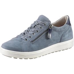 Jana Damen Schnürschuh jeansblau Größe 37
