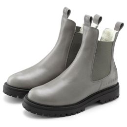 ELBSAND Damen Stiefelette, hellgrau, Gr&ouml;&szlig;e 37