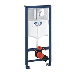 Grohe Rapid SL Vorwandelement H: 113 cm, mit Bet&auml;tigungsplatte, f&uuml;r Wand-WC, 38721001,