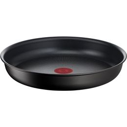 Bratpfanne Tefal "Ingenio Unlimited (die Lieferung erfolgt ohne Griff)", schwarz, B:25,8cm H:5cm L:25,8cm Ø:24cm, Pfannen, stapelbar, Antihaftversiegelung, Thermo-Signal, Induktion