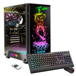 GAMEMAX Gaming-PC "Rockstar 7446 AMD Ryzen 5 7500F RTX 4070 32GB DDR5 1TB SSD", schwarz, Microsoft Windows 11 Home (64 Bit), 32 GB RAM 1.000 GB SSD, Desktop-PCs, Windows 11, DDR5 RAM