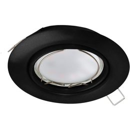 Eglo Deckenleuchte "PENETO", schwarz, &Oslash; 8,7cm, 1 Stk., Leuchten, Deckenleuchte in schwarz aus Stahl - inkl. GU10, LED Einbaustrahler LED Deckeneinbaustrahler