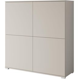 PC-Schrank Inosign "Kenia, Sekretär, Home Office", kaschmir, B:120cm H:125cm T:39,5cm, Sekretäre, Mit Push-to-open, Tastaturauszug und praktischem Stauraum