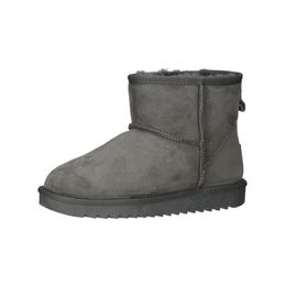 Snowboots Ara "Ara Stiefel Veloursleder", Damen, Gr. 38, grau, Veloursleder, Schuhe