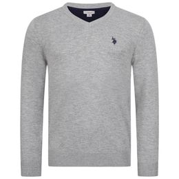 U.S. Polo Assn. Pullover Herren Gr&ouml;&szlig;e M graumeliert