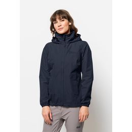 Jack Wolfskin Damen Outdoorjacke "STORMY POINT 2L JKT W"nachtblau, Gr. S, OBERSTOFF 100% POLYESTER 1.FUTTER 100% POLYESTER 2.FUTTER 100% POLYESTER,