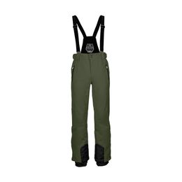 Skihose Killtec "KSW 100 MN SKI PNTS", Herren, Gr. XXL, Normalgrößen, waldmeister, Obermaterial: 100% Polyester;Futter: 100% Polyester;Füllung: 100% Polyester, Hosen, Wind- und wasserdichte Skihose, verstellbar, mit Schneefängen