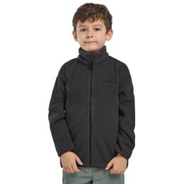 3-in-1-Funktionsjacke Jack Wolfskin "ICELAND 3IN1 JACKET K", Jungen, Gr. 140, grau (phantom), Obermaterial: 100% Polyester. Futter: 100% Polyester, hoch geschlossener Ausschnitt, Jacken, 3in1, wasserdicht, Übergangsjacke/Winterjacke, Topseller