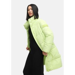 Navahoo Damen Wintermantel "Wolkenkuss 14"lime, Basic, Gr. M, Obermaterial: 100% Polyester, Innenfutter: 100% Polyester, Wattierung: 100% Polyester,