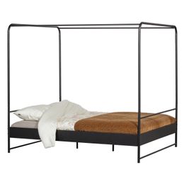 Tchibo - Woood Bett »Bunk« 160 x 200 cm - 206x165x190cm - schwarz - Stahl / Metall