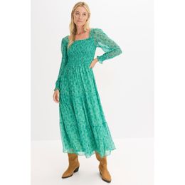 bonprix Maxi-Jerseykleid, gr&uuml;n