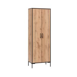 Tchibo - Aktenschrank »2000 H650 T2« - 65x39x194cm - schwarz - Holz / Metall