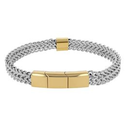 Tchibo - Amor Edelstahl Herren-Armschmuck &raquo;IP Gold&laquo; - silber