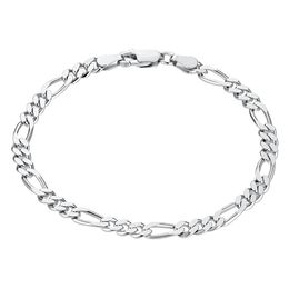 Tchibo - Amor 925 Silber Herren-Armschmuck &raquo;Figaro&laquo; - silber