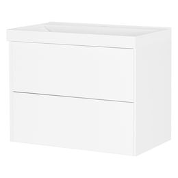 Tchibo - Waschtisch &raquo;Bodera&laquo; mit Becken - 81x46x65cm - wei&szlig; - Holz