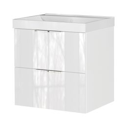 Tchibo - Waschtisch &raquo;Celano&laquo; mit Becken - 61x46x65cm - wei&szlig; - Holz / Glas