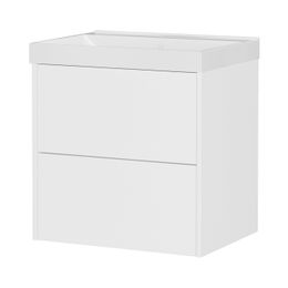 Tchibo - Waschtisch &raquo;Bodera&laquo; mit Becken - 61x46x65cm - wei&szlig; - Holz