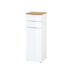 Tchibo - Schrank &raquo;Pescara&laquo; - 39x34x112cm - braun - Holz / Glas