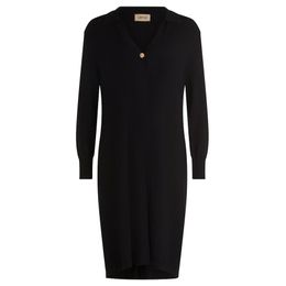 Cartoon Strickkleid Damen Gr&ouml;&szlig;e M schwarz