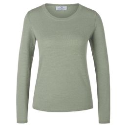 Peter Hahn - Rundhals-Pullover aus 100% Premium-Kaschmir, gr&uuml;n, Gr. 42 / M - Kaschmir