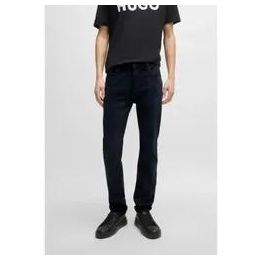 BOSS f&uuml;r Herren. 50517493 Marineblaue Stretch-Denim-Jeans mit extra schmaler Passform (33/32), L&auml;ssig, Baumwolle