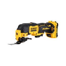 Dewalt Akku-Multifunktions-Werkzeug DCS353D2, 12 Volt gelb/schwarz, 2x Li-Ionen XR Akku 2,0Ah, in T STAK-Box II, 29-tlg. Zubeh&ouml;rset