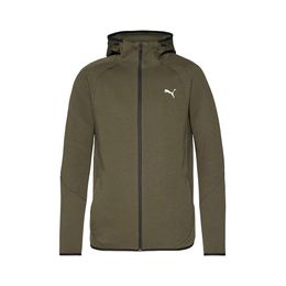 Puma Sportsweatjacke 'Evostripe' Herren Größe XS dunkelgrün