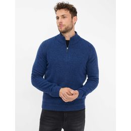 Brax Herren Strickpullover Style STEFFEN baltic, Blau, Gr. L