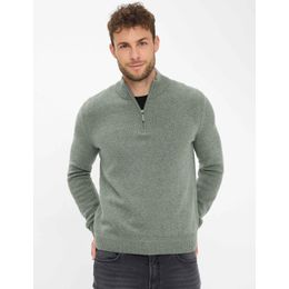 Brax Herren Strickpullover Style STEFFEN thyme, grün, Gr. L