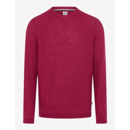 Brax Herren Strickpullover Style RICK magenta, dunkelrot, Gr. XS