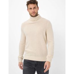 Brax Herren Strickpullover Style BRIAN beach, Beige, Gr. L
