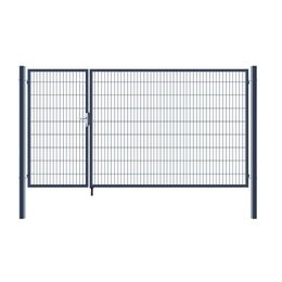 Home Deluxe HomeDeluxe Doppelflügel Gartentor anthrazit - 180 x 350 cm