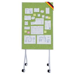 Floordirekt Mobile Präsentationstafel Giant Doppelseite Filztafel 80 x 120 cm