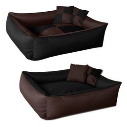 BedDog 2in1 Hundebett waschbar Hundekissen mit Rand Hundesofa