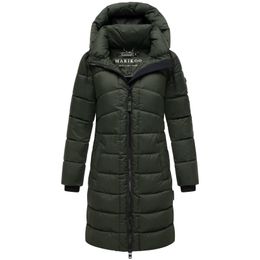 Marikoo Damen Winter Jacke Steppmantel Parka Mantel Anorak Winterjacke warm gefüttert abnehmbarer Kapuze Kaltnäschen