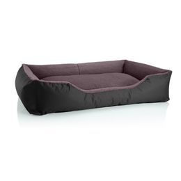 BedDog Hundebett TEDDY Hundesofa waschbares Hundebett mit Rand Hundekissen