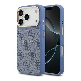 Guess Apple iPhone 17 Pro 4G PU Classic Logo MagSafe Schutzhülle Blau