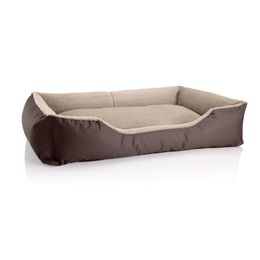 BedDog Hundebett TEDDY Hundesofa waschbares Hundebett mit Rand Hundekissen