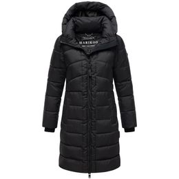 Marikoo Damen Winter Jacke Steppmantel Parka Mantel Anorak Winterjacke warm gefüttert abnehmbarer Kapuze Kaltnäschen