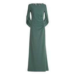 Vera Mont Abendkleid mit Spitze Damen Gr&ouml;&szlig;e 44 gr&uuml;n Winterkleid