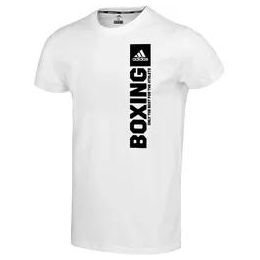 T-Shirt Adidas PERFORMANCE "Community Vertical T-Shirt BOXING" Gr. XXL, wei&szlig;, Shirts, Herren, XXL, Obermaterial: 100% Baumwolle, T-Shirt