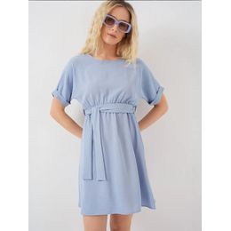 Bigdart Kleid Damen Gr&ouml;&szlig;e 42 hellblau Winterkleid