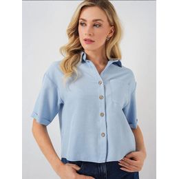Bigdart Bluse Damen Gr&ouml;&szlig;e XL hellblau