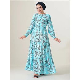Bigdart Kleid Damen Gr&ouml;&szlig;e 40 himmelblau / schwarz / wei&szlig; Sommerkleid
