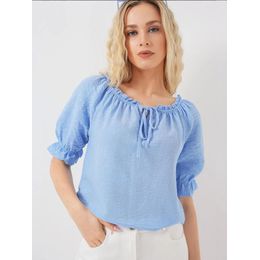 Bigdart Bluse Damen Gr&ouml;&szlig;e L hellblau