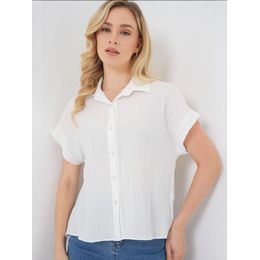 Bigdart Bluse Damen Gr&ouml;&szlig;e XL wei&szlig;