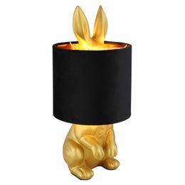 Globo Rabbit Tischleuchte Gold, 1-flammig