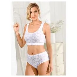 w&auml;schepur Bustier W&Auml;SCHEPUR, Damen, Gr. 42, N-Gr, wei&szlig; (wei&szlig;, bedruckt), 100% Baumwolle, BHs Bustier
